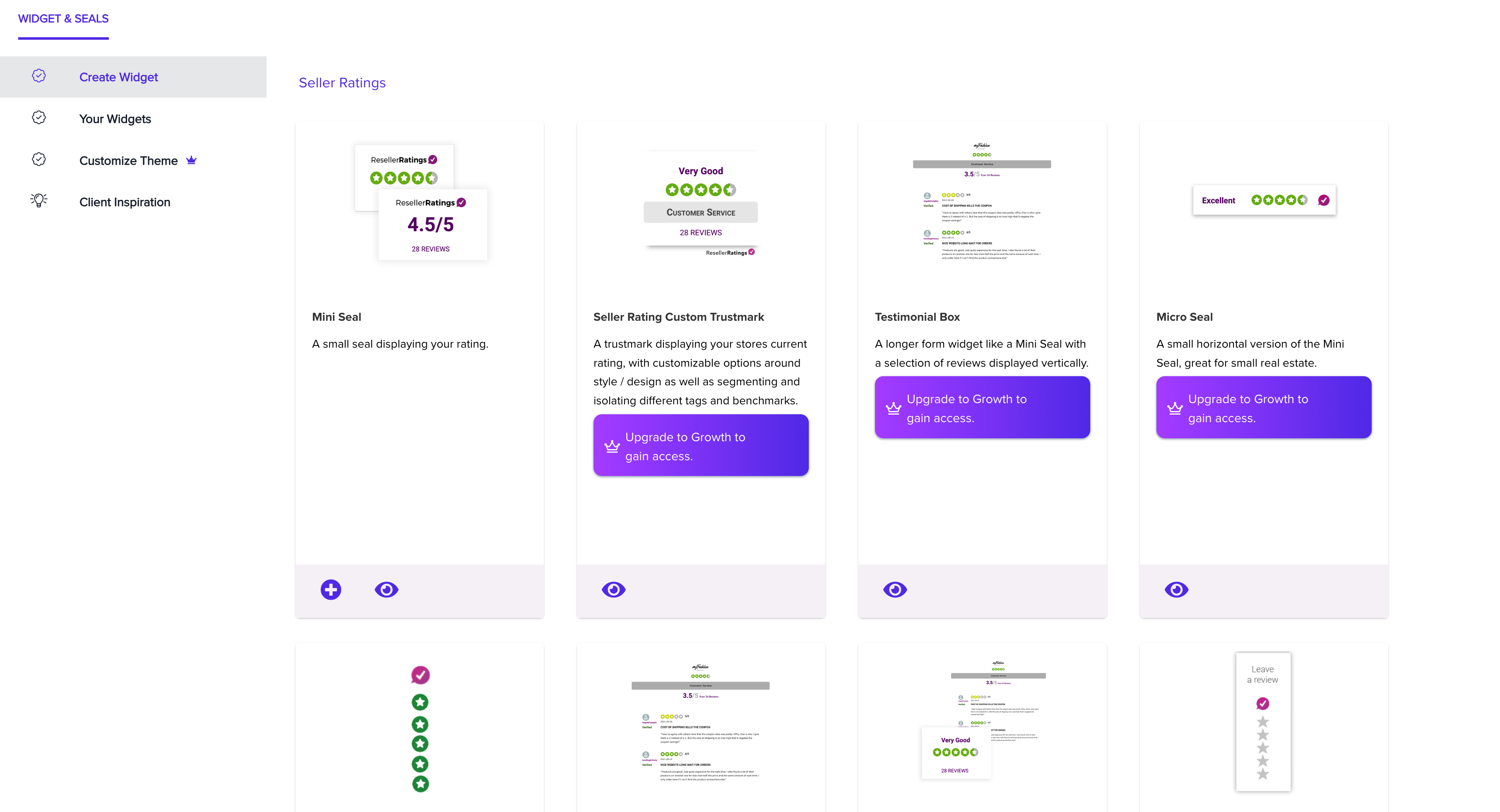 Widgets - Getting Started